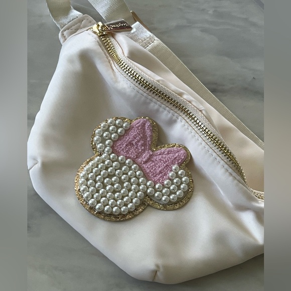 Disney | Bags | Minnie Mouse Disney Cream Belt Bag Fanny Pack Stoney ...
